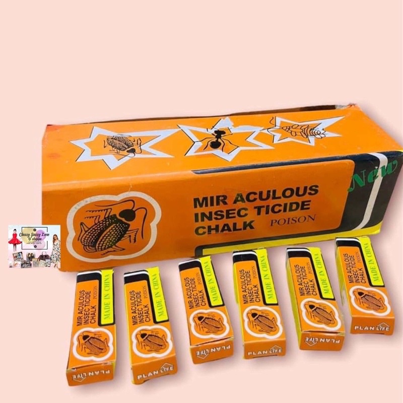 Original Miraculous Insect Chalk / Insecticide Chalk 1box/50pcs ...