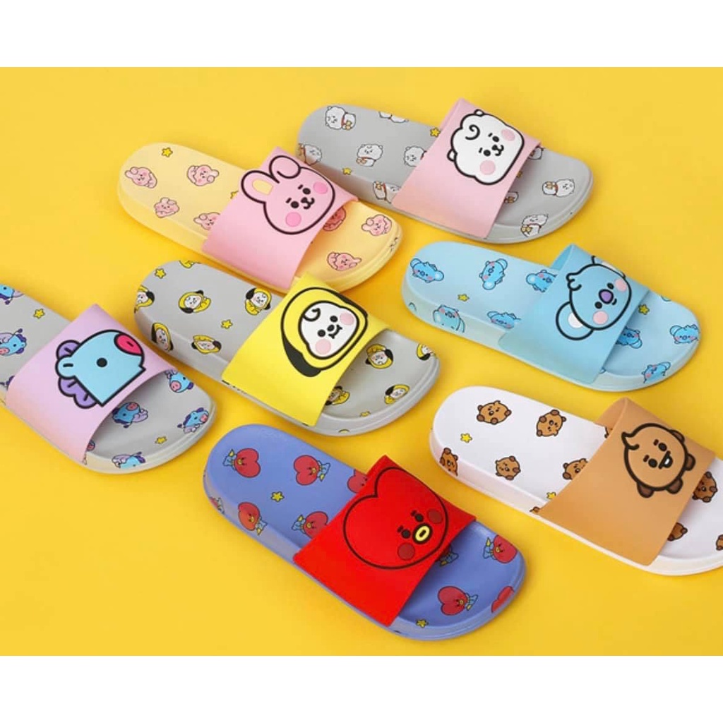 BT21 Baby Drawing Slippers (OFFICIAL Line Friends, BTS Merch) | Shopee ...
