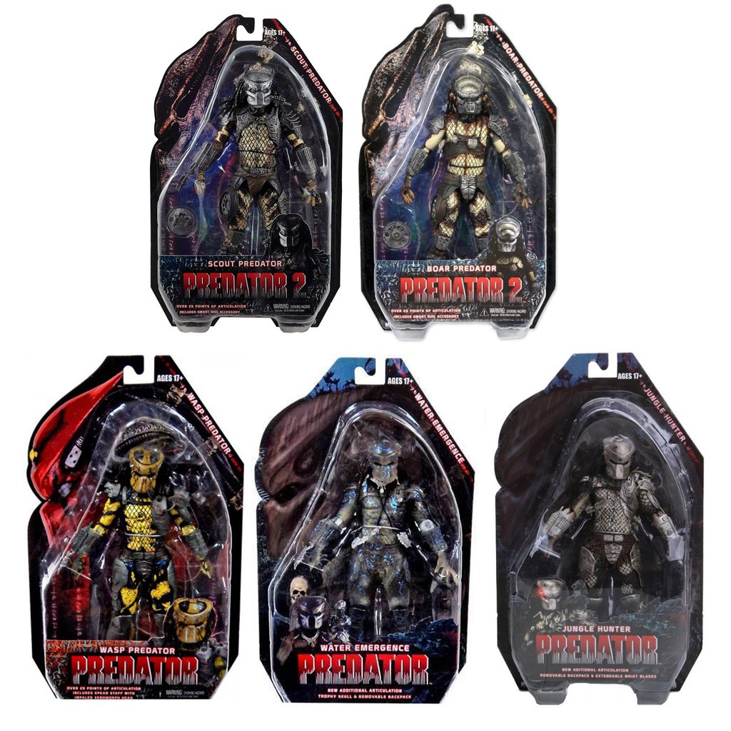 Neca Predator Horror Monster Warrior Sci Fi Boar Jungle Hunter ...