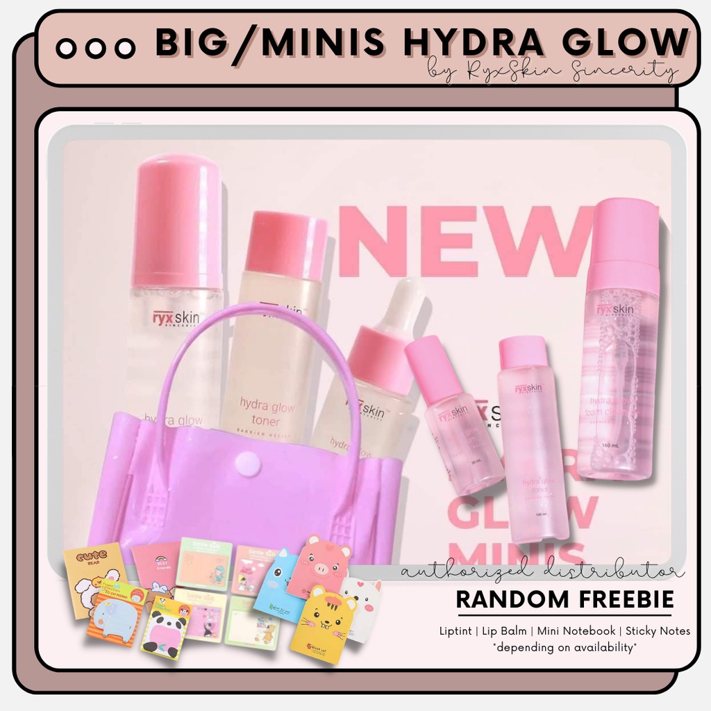 HYDRA GLOW SET AND HYDRA MINIS by Ryx Skin Sincerity (with freebie ...