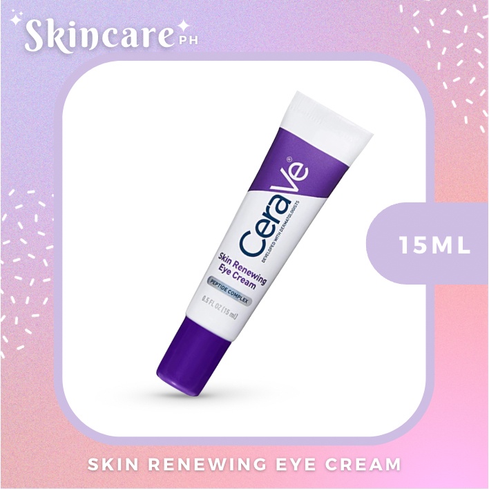 dented box] Cerave Skin Renewing Eye Cream 15ml | Shopee Philippines