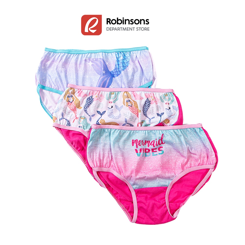 Playground Panties Pack Of 3 Mermaid All Over Print (Assorted) | Shopee ...