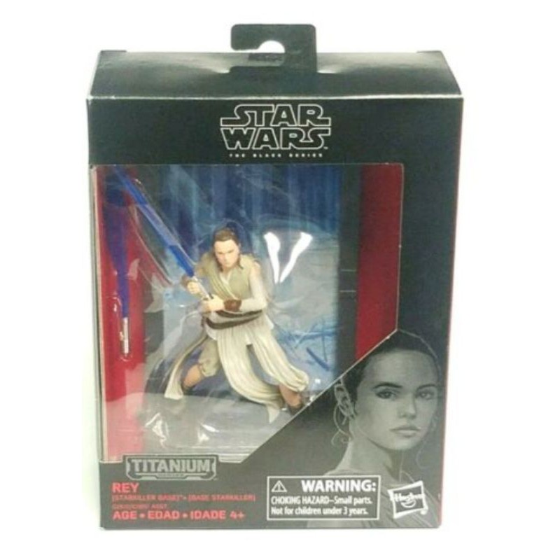 AUTHENTIC Hasbro Star Wars VII the Black Series Titanium Series Rey ...