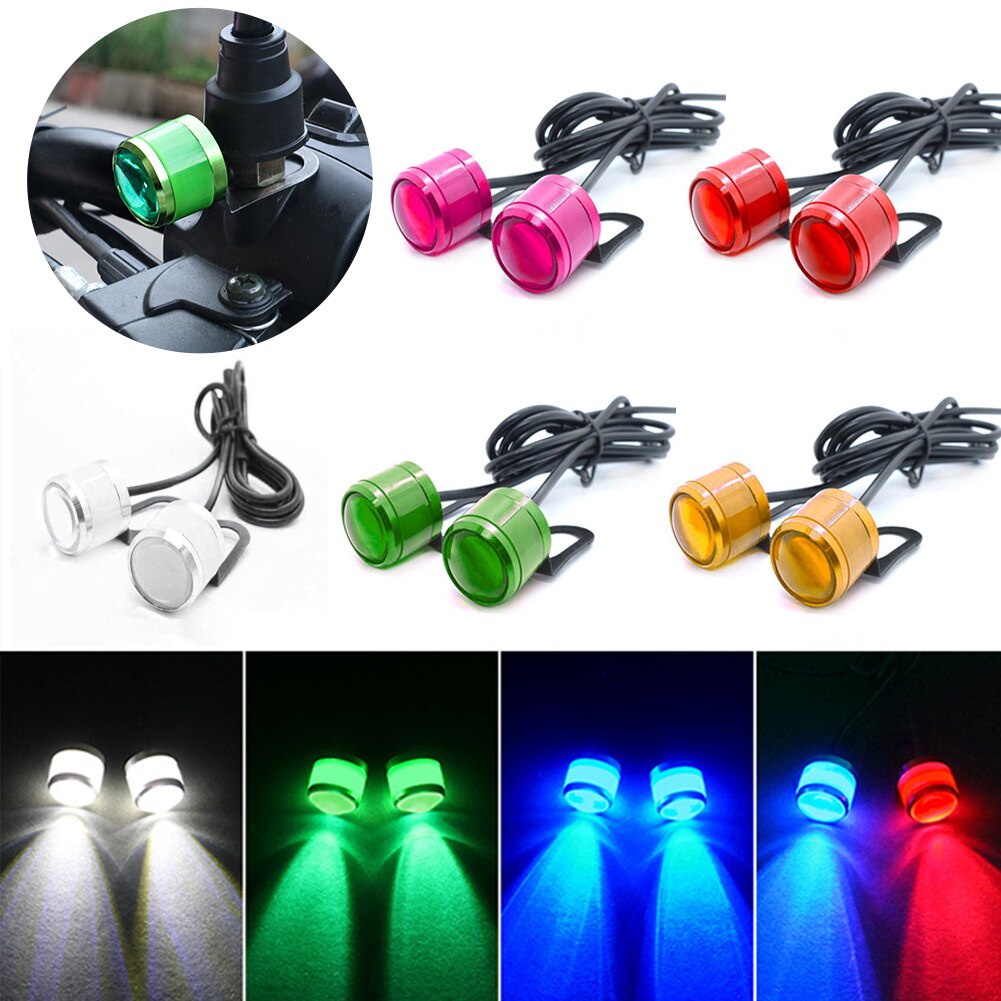 2x 7Colors With Brackets Strobe Led 5w led eagle eye flashing Light ...