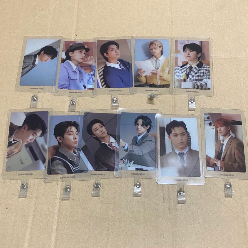 Seventeen FML album Weverse POB phone tab and phone strap ( Scoups, Jeonghan, Joshua, Jun ...