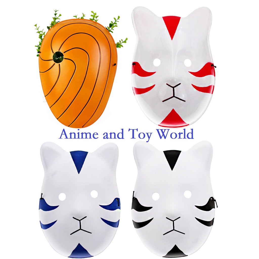 Naruto Uchiha Itachi Kakashi ANBU Ninja Tobi Mask Cool Party Cosplay ...