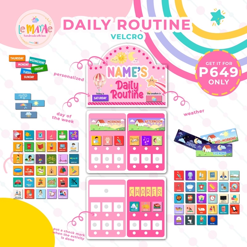 MY DAILY RESPONSIBILITIES ROUTINE CHART WEEKLY ROUTINE CALENDAR ...