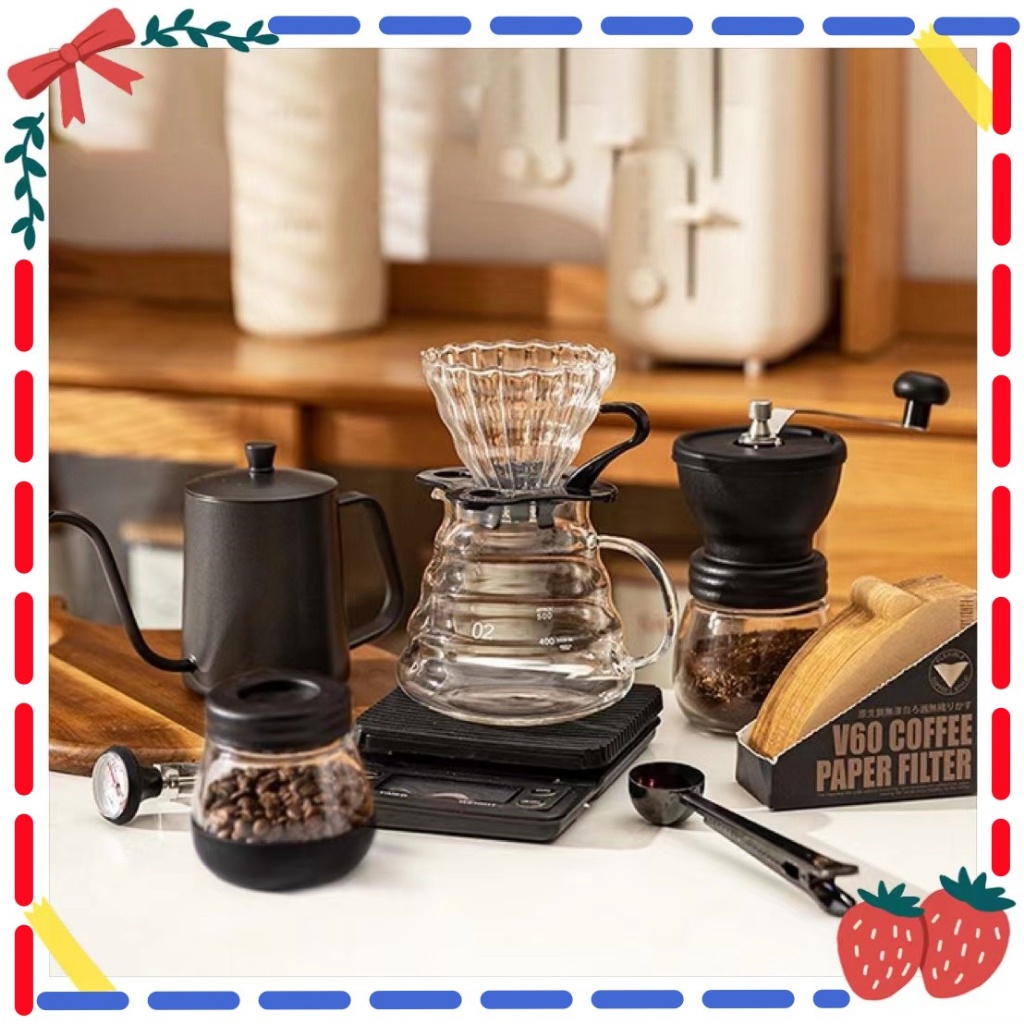 ﹊Drip Coffee Set Coffee Dripper Set Coffee Set Gooseneck Kettle Pour ...