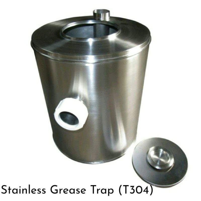 ┋Stainless Grease Trap Round (Type 304) Easy to assemble and Clean ...