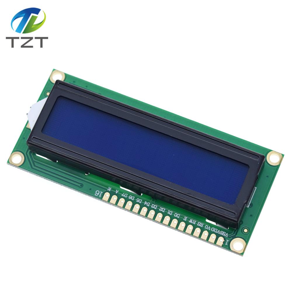 TZT LCD1602 1602 module Blue green screen 16x2 Character LCD Display ...