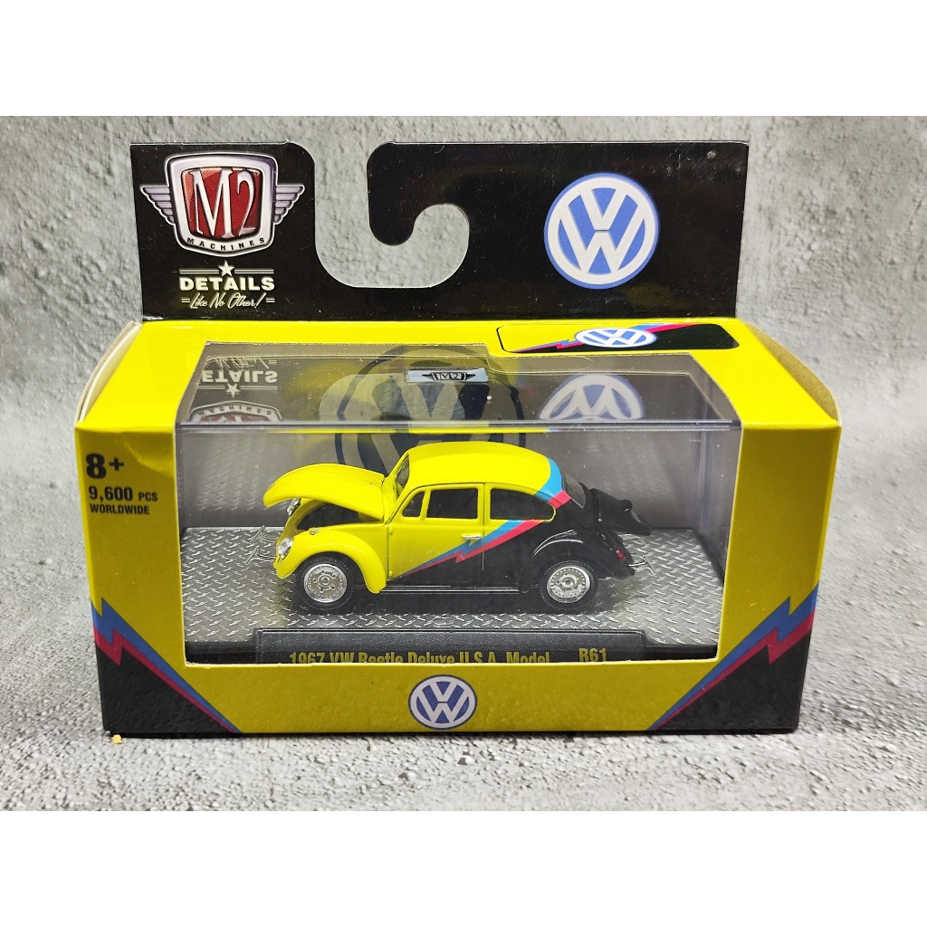 M2 Machine 1/64 Volkswagen Front Rear Openable Beetle Model Alloy ...