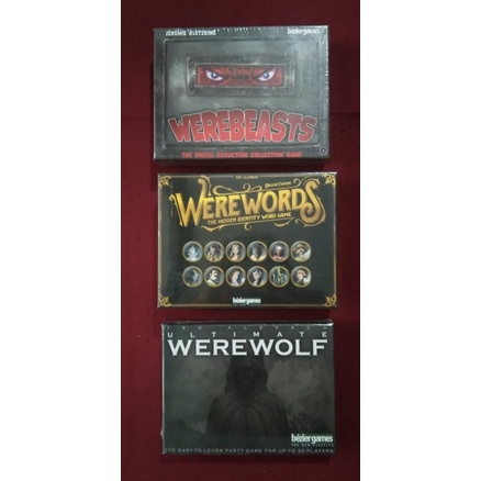 ☈Ultimate Werewolf, Werebeasts, Werewords Deluxe Edition (Genuine ...