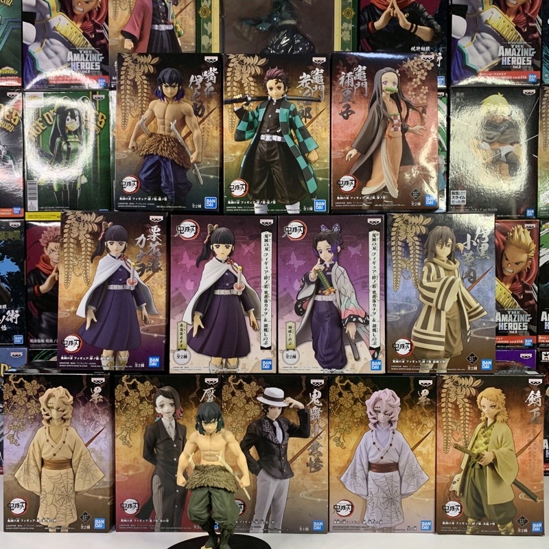 BANPRESTO DXF DEMON SLAYER FIGURES ( TANJIRO, INOSUKE, KANAO, SHINOBU ...