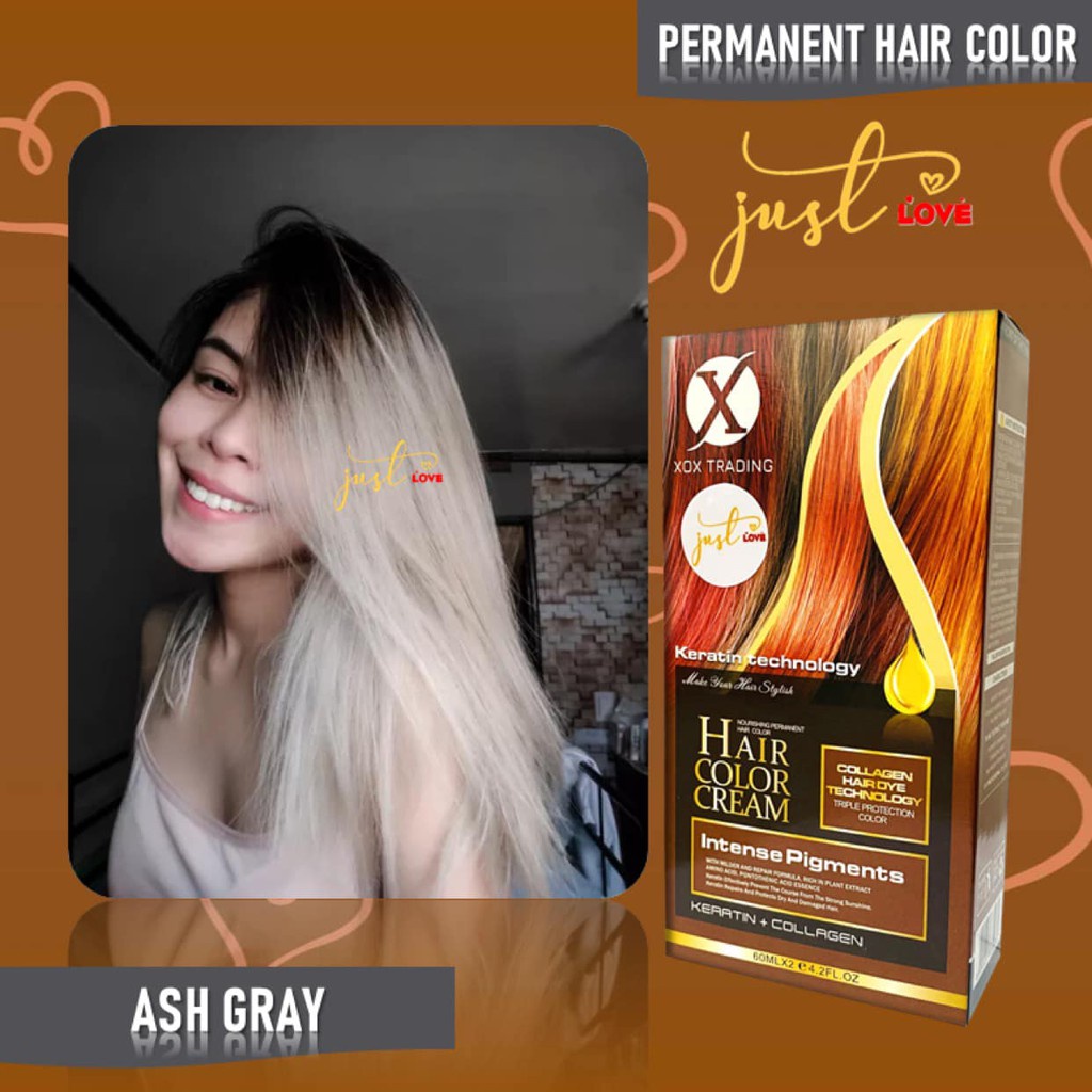 PERMANENT HAIR COLOR JUST LOVE | Shopee Philippines