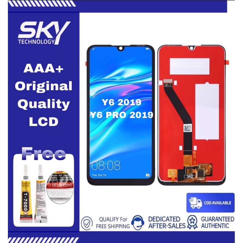 FOR HUAWEI LCD Y6 2019 Y6 PRO 2019 Y6 Prime 2019 Y6S Lcd Original Touch ...