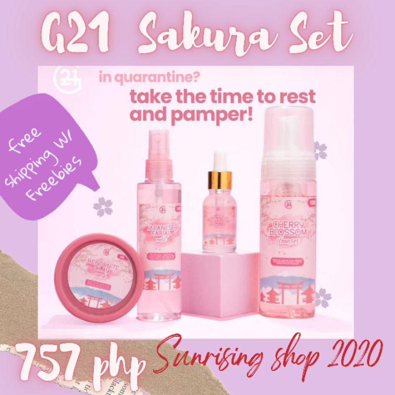 G21 Sakura Skincare (Individual Product) | Shopee Philippines