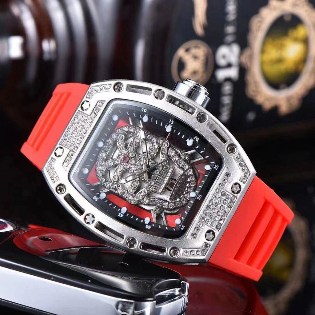 1545 Richard Barrel Shape Luxury Full Diamond Noble Exclusive All-Match ...