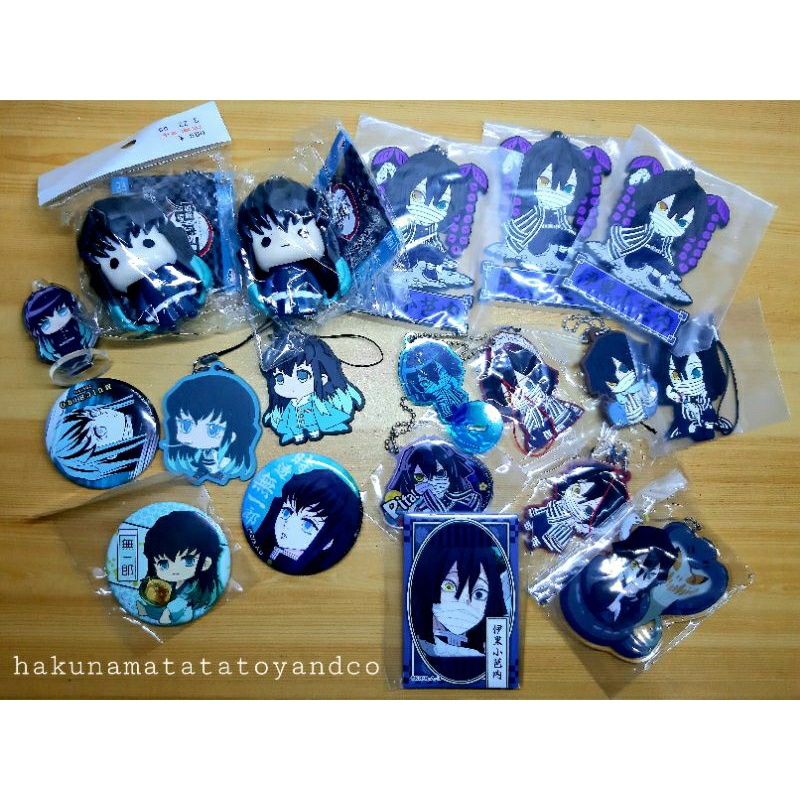 DEMON SLAYER MUICHIRO AND OBANAI KEYCHAINS AND MERCHS JAPAN IMPORTED ...