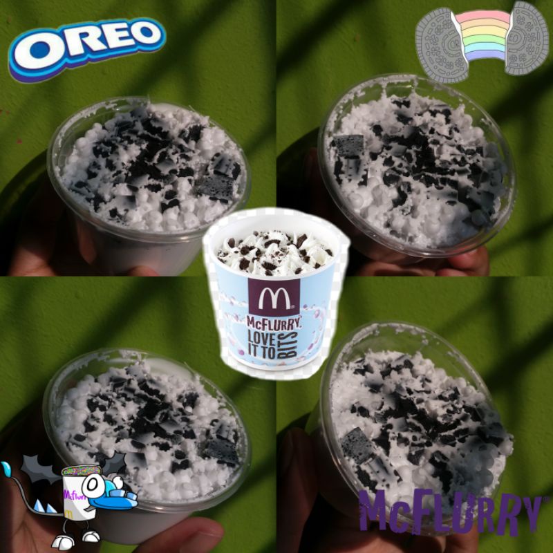 100ml Container Mcflurry Crunchy Slime ( READ THE DESCRIPTION BOX ...