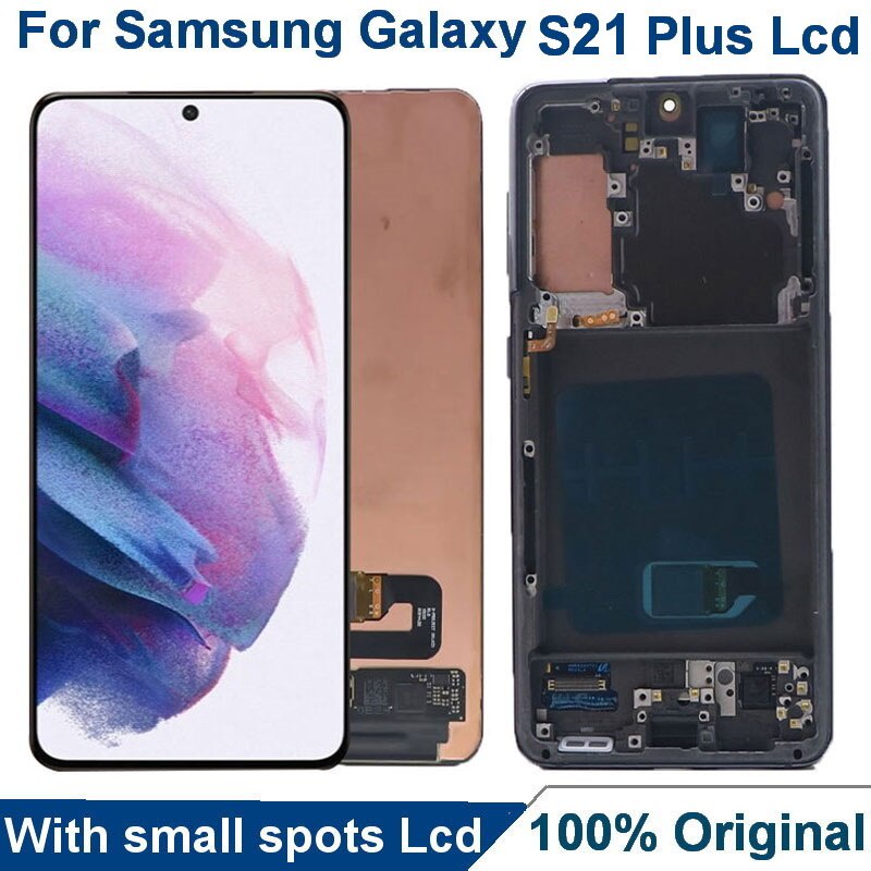 Original Super AMOLED S21 Plus Screen For Samsung Galaxy S21+ G996F ...