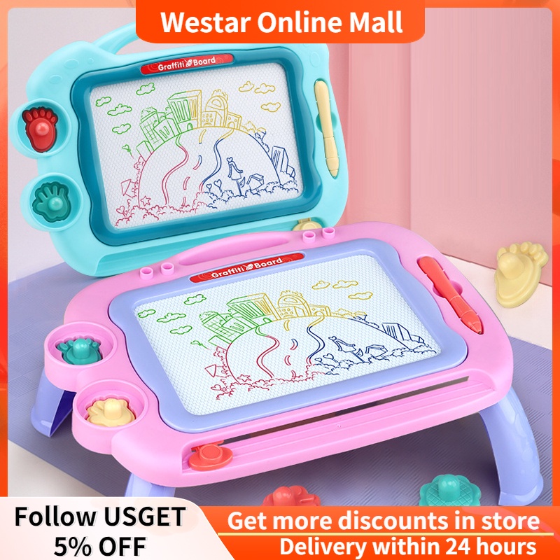 ┅Kids Doodle Drawing Board Early Education Magnetic Writing Board ...