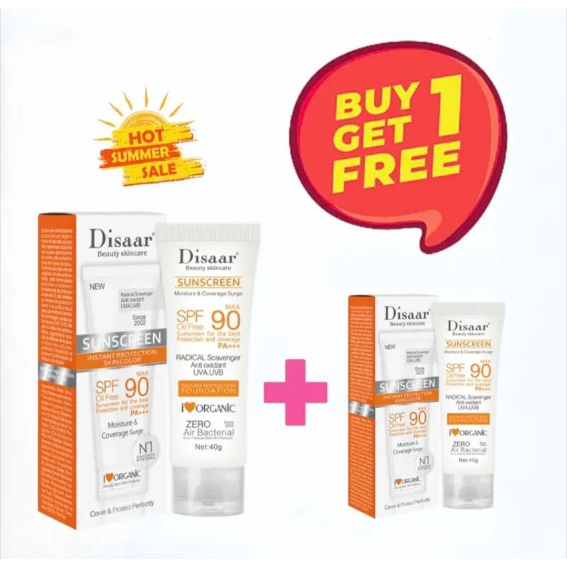 Disaar sunscreen BUY1TAKE1 SPF 90 | Shopee Philippines