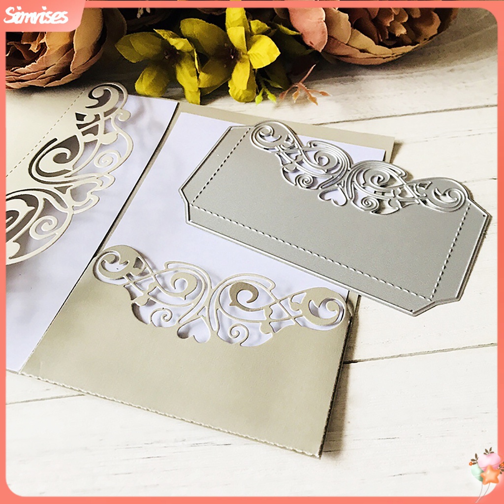 {SIMRISES} Flower Shape DIY Embossing Cutting Die Greeting Card Making ...