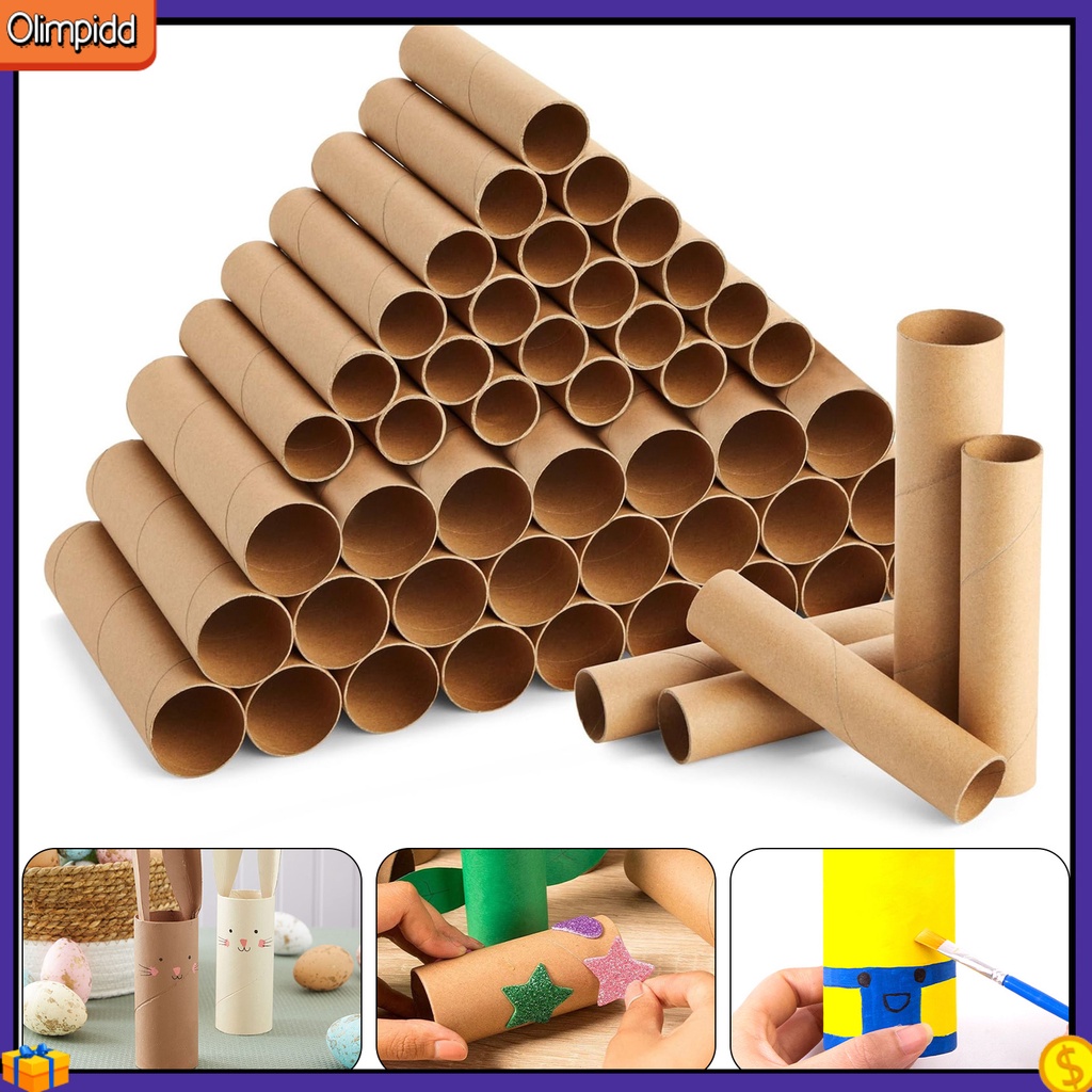 qnkan Paper Tube Crafts Toilet Paper Rolls Diy Crafts 20 Sturdy ...