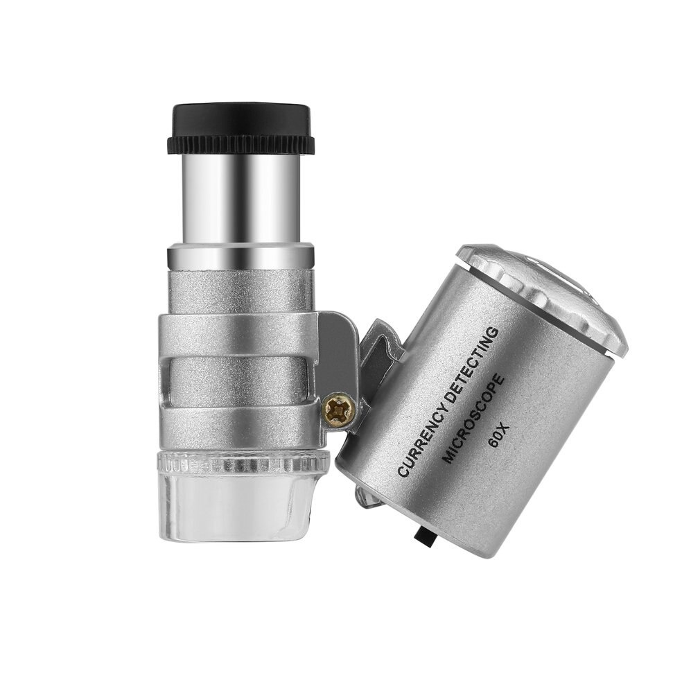 Mini 60X Handheld Magnifying Glass Money Tester Currency Detecting ...