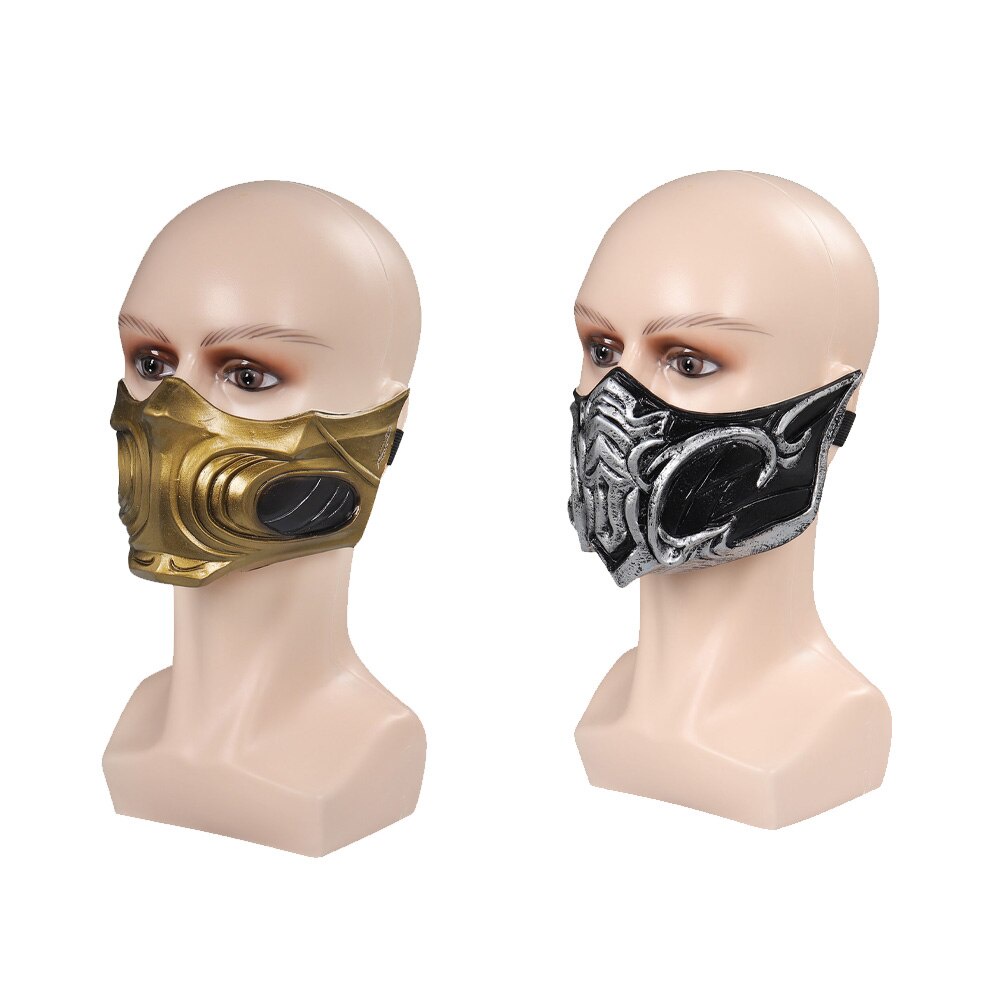 Mortal Cos Kombat Sub-Zero Cosplay Scorpion Mask Latex Masks Helmet ...
