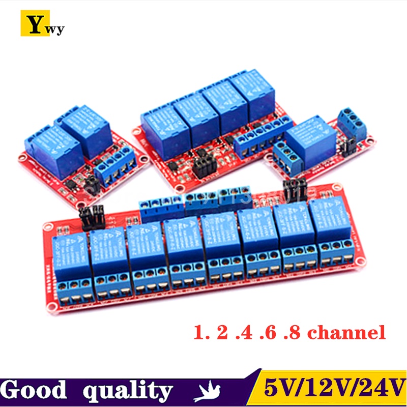 5v 12v 1 2 4 6 8 Channel Relay Module With Optocoupler Relay Output 1 2 4 6 8 Way Relay Module ...