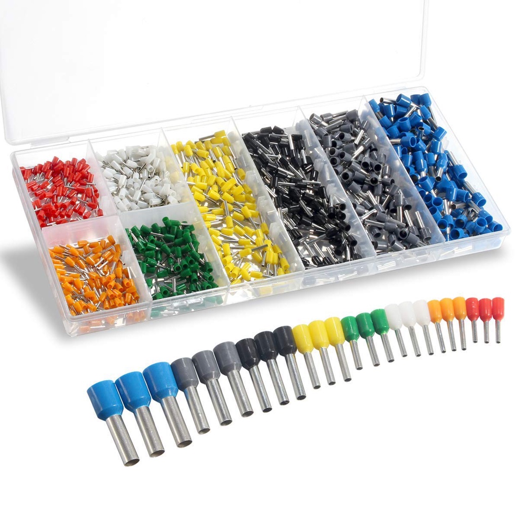 Crimp Ferrules 400-2000PCS Assortment Wire Ferrule Copper Crimp ...