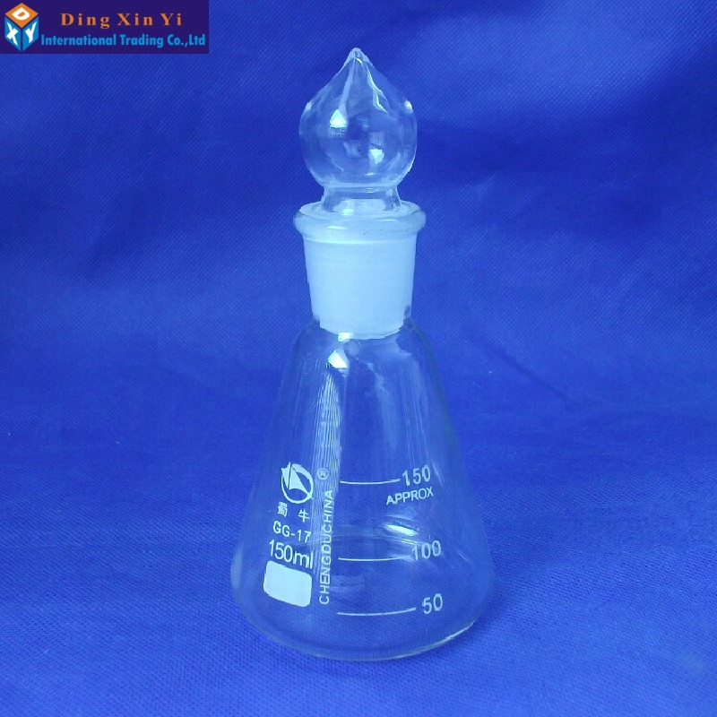 (10pieces/lot)150ml Triangle iodine volumetric flask,iodine number ...