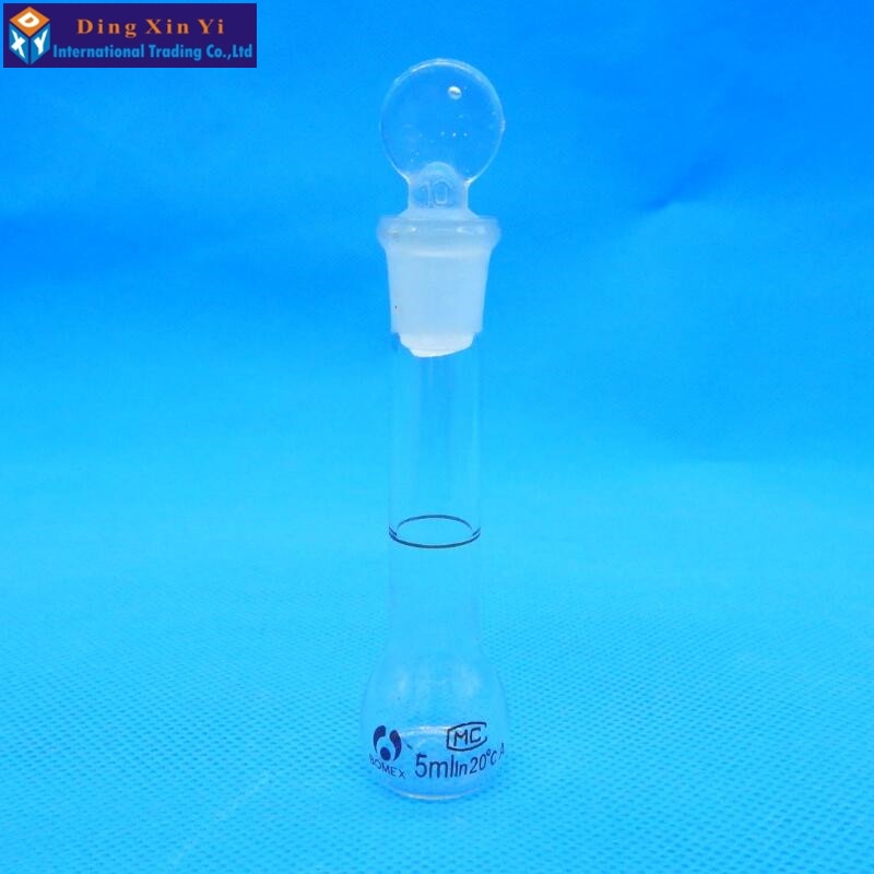 5ml Transparent volumetric flask flint glass flask volumetric ...