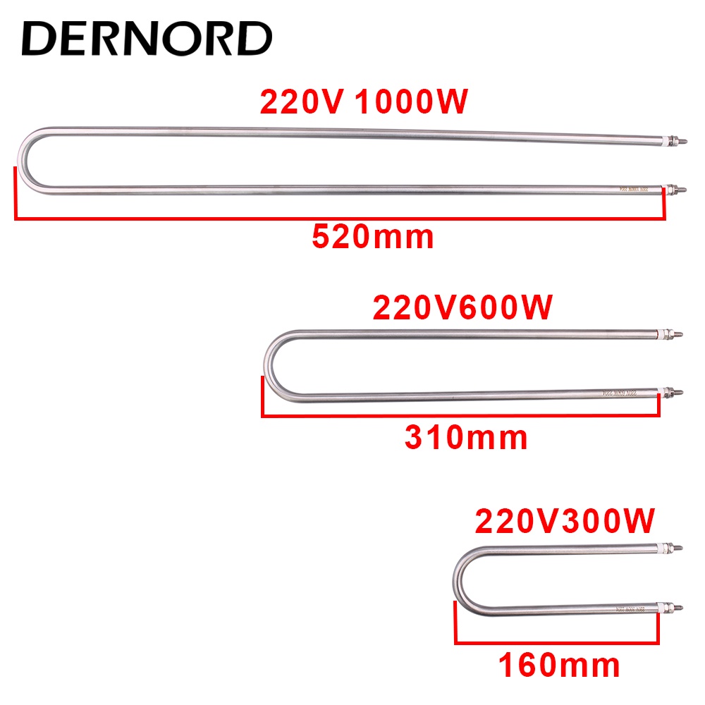 DERNORD 220v Air Oven Heating Element U type Tubular Heater SUS304 ...