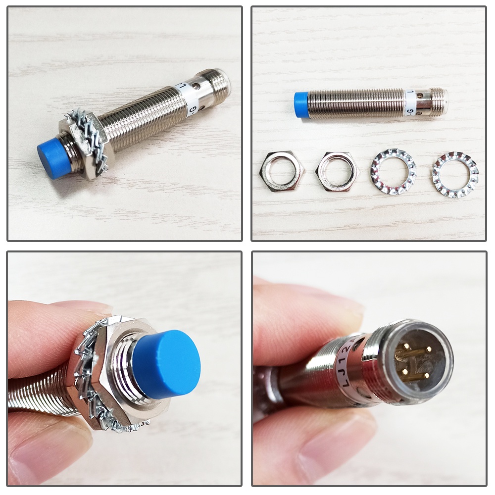 M12 Inductance Proximity Sensor Plug In Type 6 36vdc 90 250vac Npn Pnp No Nc No Nc Cylindrical