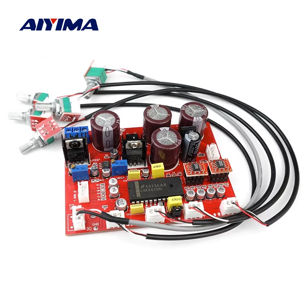 AIYIMA LM4610 Tone Preamp Board AD826 Dual OP Amp Preamplifier 3D ...