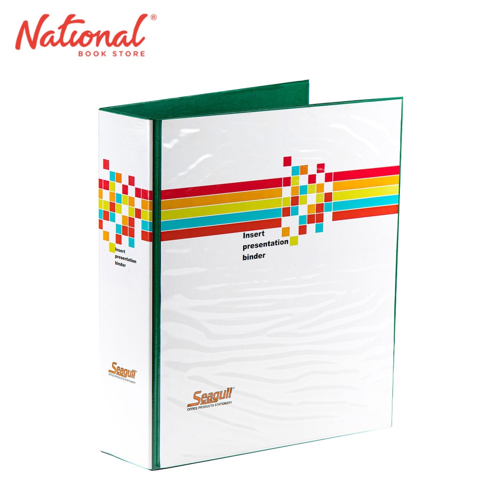 Seagull Ring Binder 3 Ring CVP20 A4 2 inch D Type PVC Cover with Front ...