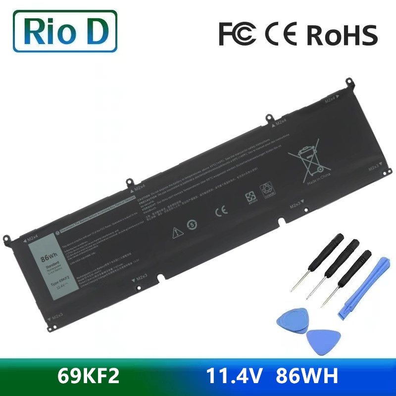69KF2 8FCTC 70N2F Battery For Dell Alienware M15 M17 R3 XPS 15 9500 G7 ...