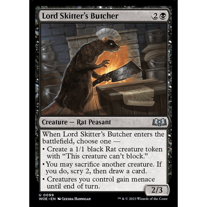 Magic the Gathering Lord Skitter's Butcher Wilds of Eldraine | Shopee ...