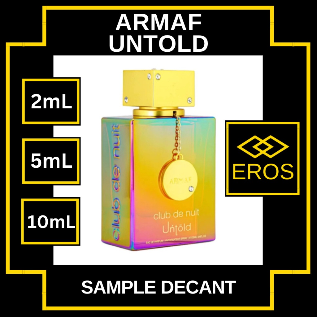 Armaf UNTOLD (BR540 EDP) 1mL 2mL 5mL decant perfume sample spray vial ...