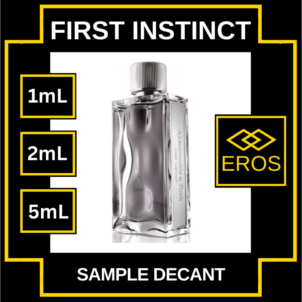 First Instinct Abercrombie & Fitch 1mL 2mL 5mL decant perfume sample ...