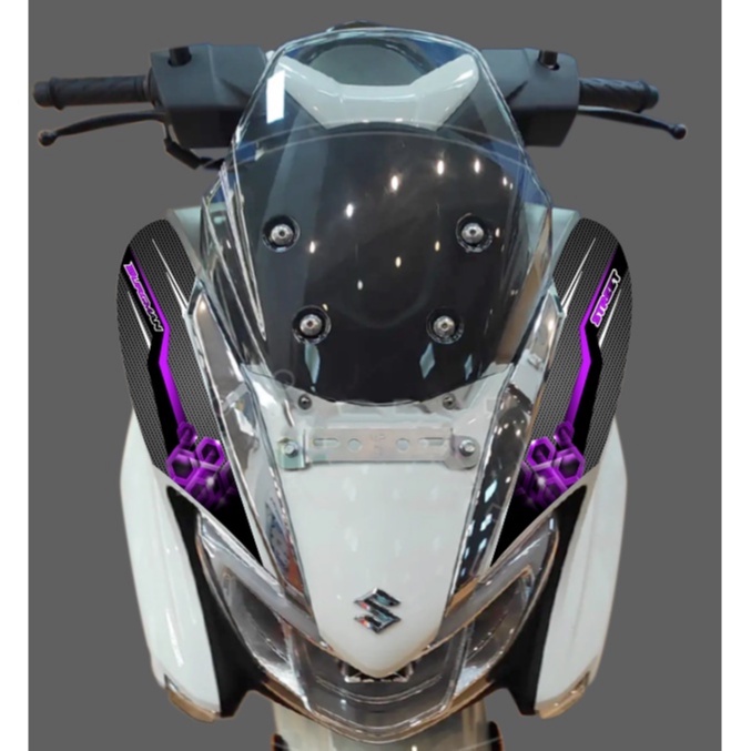 Suzuki Burgman Street Front Side Panel : Customized Motorcycle Decals ...