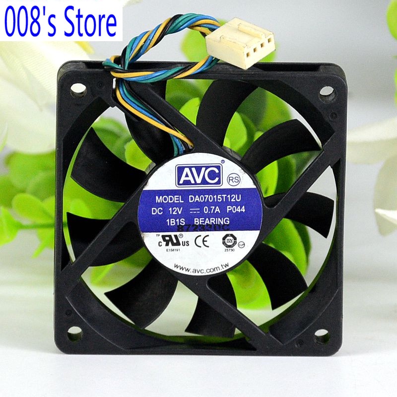 2 PCS New CPU Cooler Fan For DA07015T12U P019/P044 70mm*70mm*15mm 7cm ...