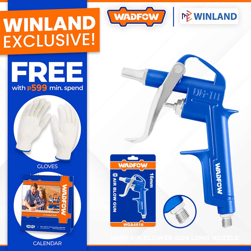 Wadfow by Winland 16mm Air Blower Gun Long Nozzle Duster WGA4616 WAD-HT ...