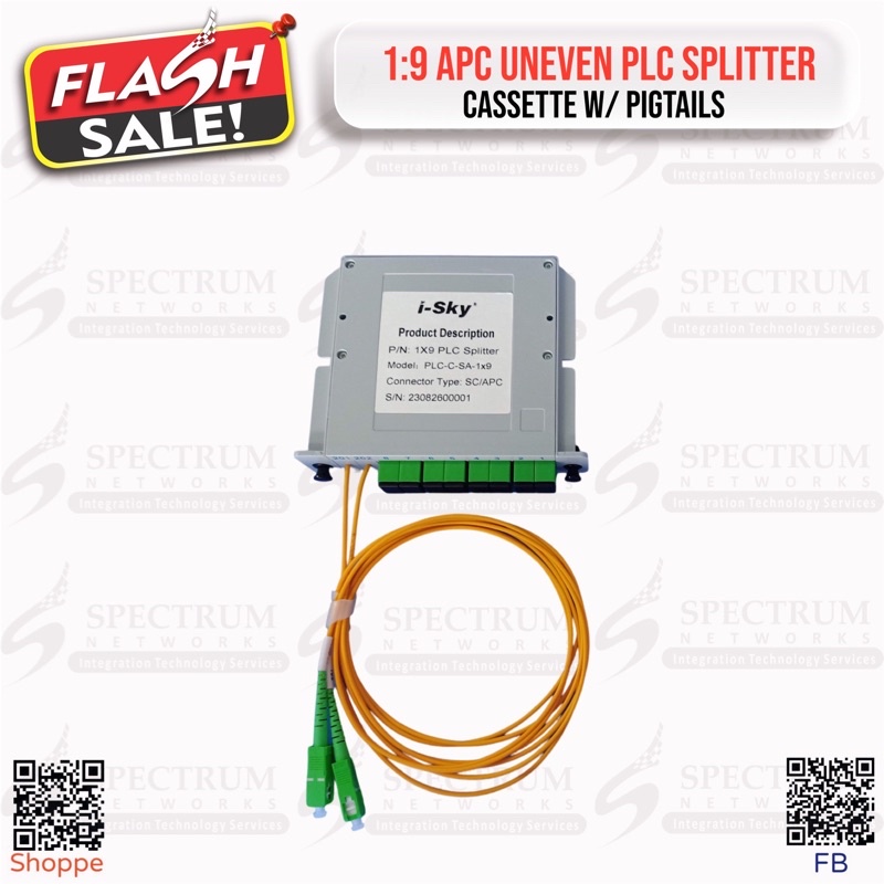 FTTH i-SKY UNEVEN PLC SPLITTER SOLUTION | Shopee Philippines