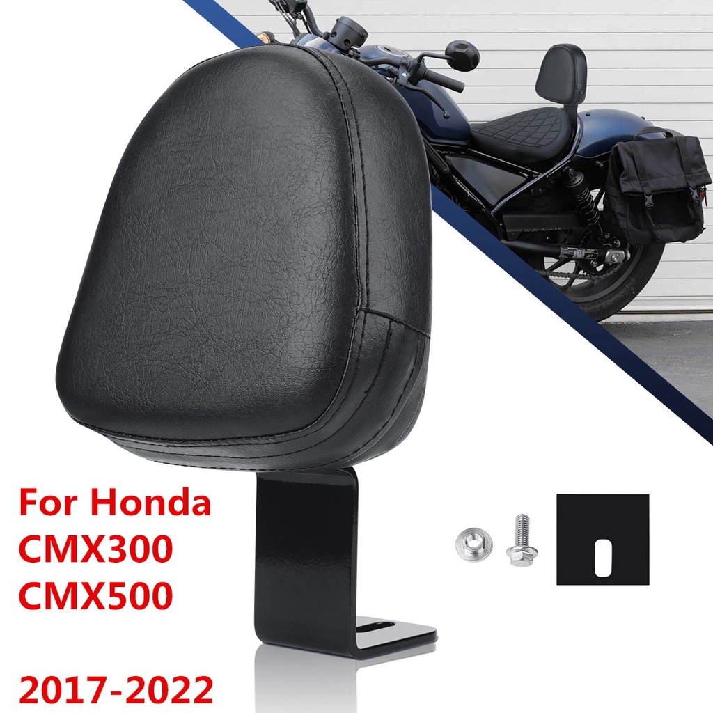 Motorcycle Driver Backrest Back Pad For Honda Rebel CMX500 CMX300 300 ...