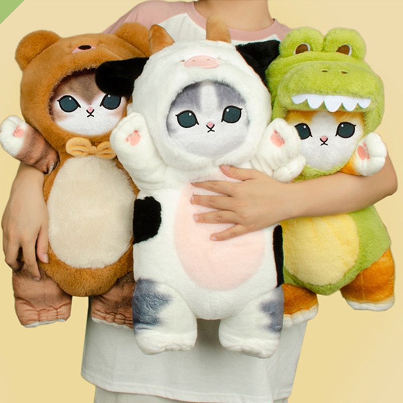 Kawaii Cat Mofusand Plush 50CM Cute Cartoon Animal Plushie Cat Soft ...