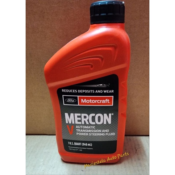 Motorcraft Mercon V Automatic Transmission And Power Sterring Fluid ...