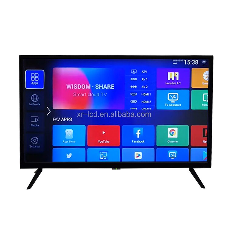 Guangzhou Factory 2K 4K LCD Television flat screen 19 24 27 32 inch UHD ...